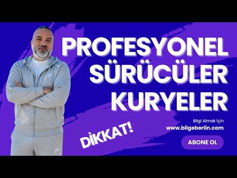 PROFESYONEL SÜRÜCÜLER VE KURYELERİN DOSYASI NASIL YÖNETİLİR? | AİLE İLE BİRLİKTE DİKKAT EDİLMELİ