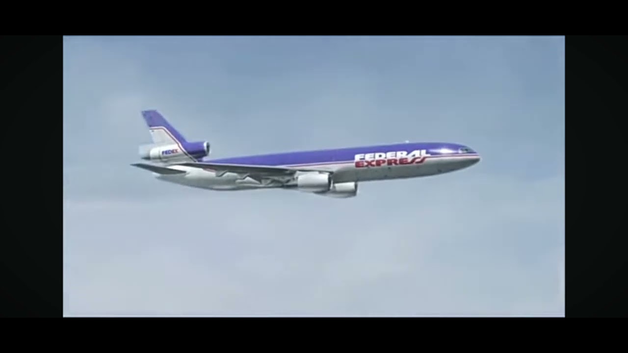 Fedex Flight 705 - Landing Animation - YouTube