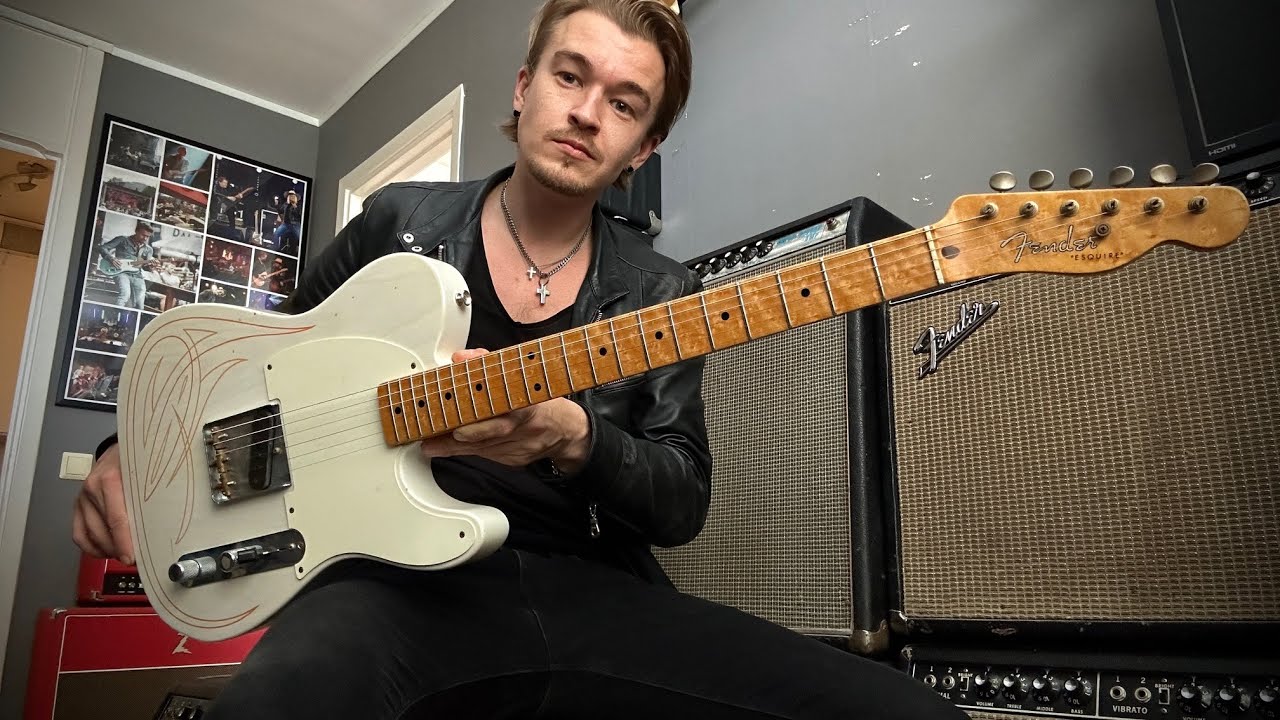 E.30 - Guitar Addict - Fender Custom Shop LTD Pinstripe Esquire - YouTube