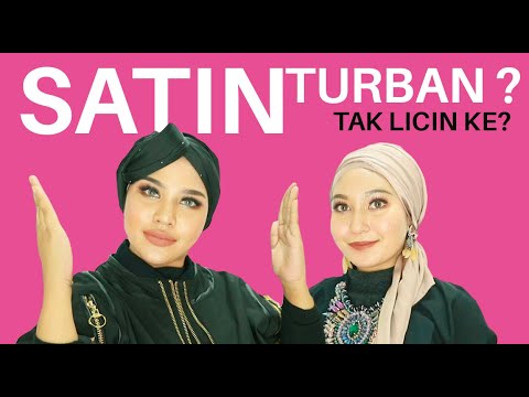 HIJAB TUTORIAL : SATIN TURBAN