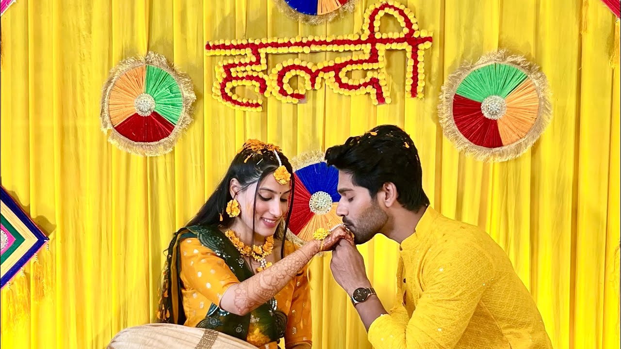 A Haldi ceremony || Teri hi galiyon mein ||Rahul Bhumi - YouTube