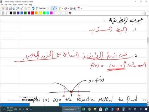 Numerical Analysis | Lec 3: 1.1 Interval Halving (Bisection Method ...