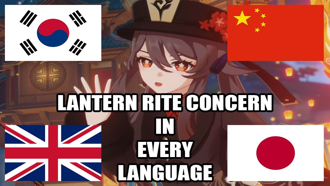 Hu Tao's & Xinyan's LANTERN RITE Concert In Every Language (Genshin ...
