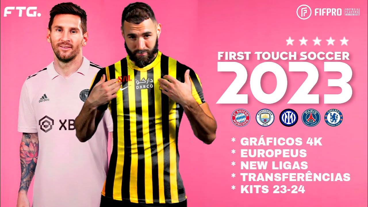 FTS 2023 MOBILE ANDROID GRÁFICOS 4K | NOVAS LIGAS TRANSFERÊNCIAS ...