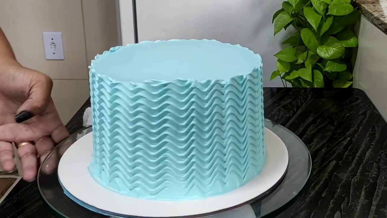Bolo 3D Turquesa - YouTube
