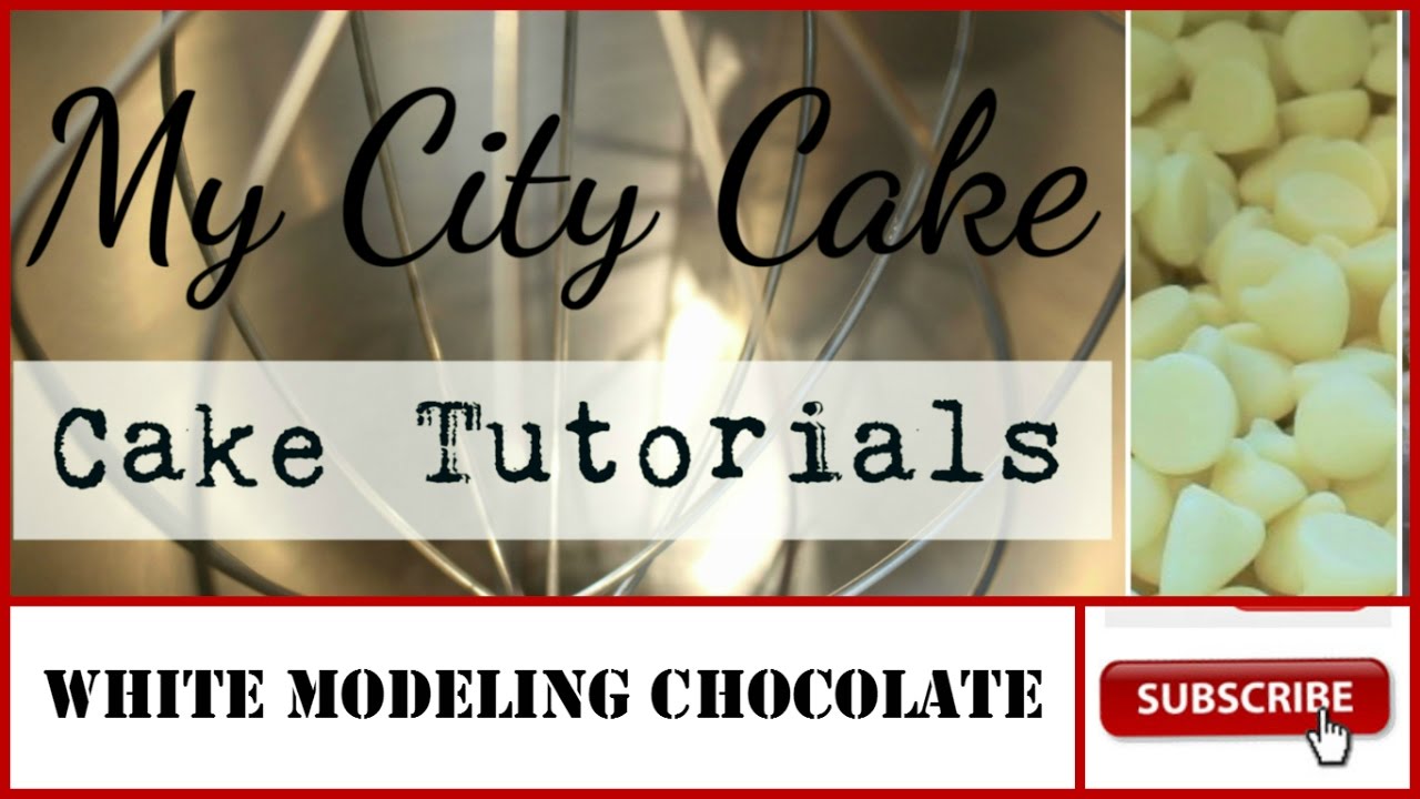 How to make white modeling chocolate - YouTube