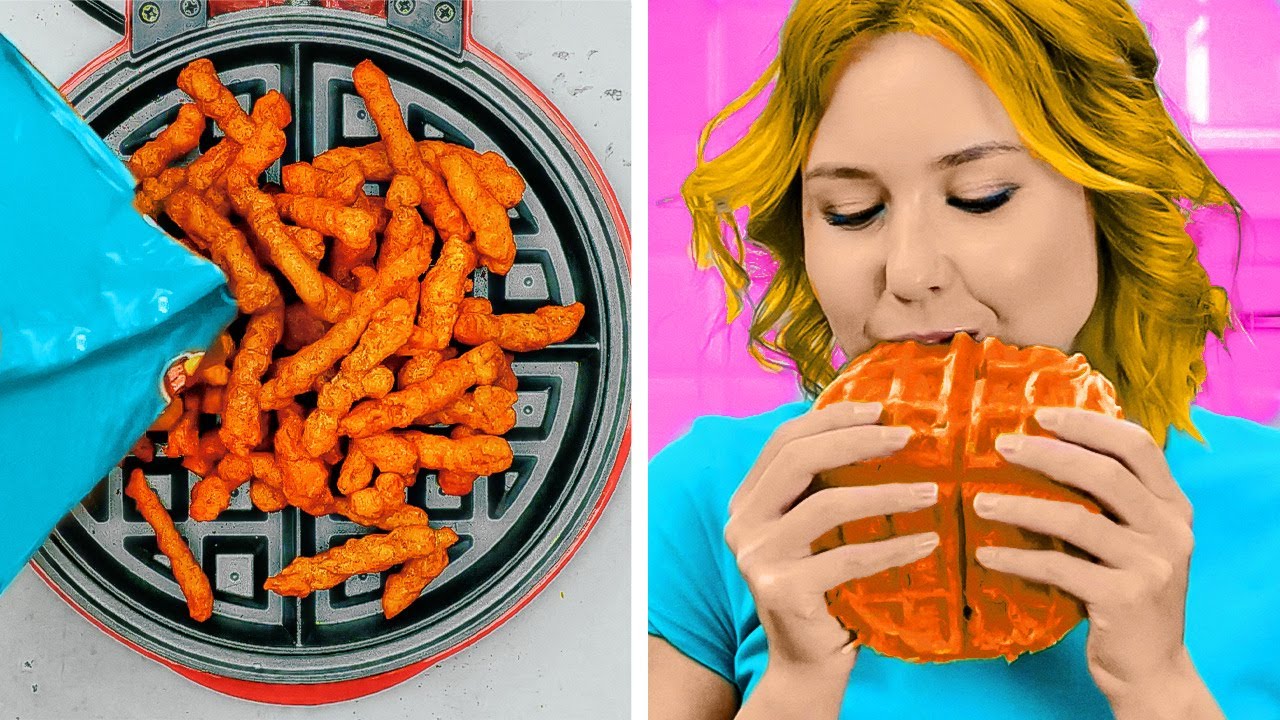 Easy And Delicious Recipes You Can Cook In A Waffle Maker - YouTube