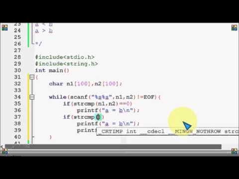 Bangla C programming tutorial 63 ps 08 Compare two big integer YouTube - YouTube