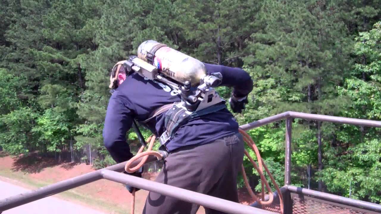 Firefighter Combat Challenge Hoist Training!!! - YouTube