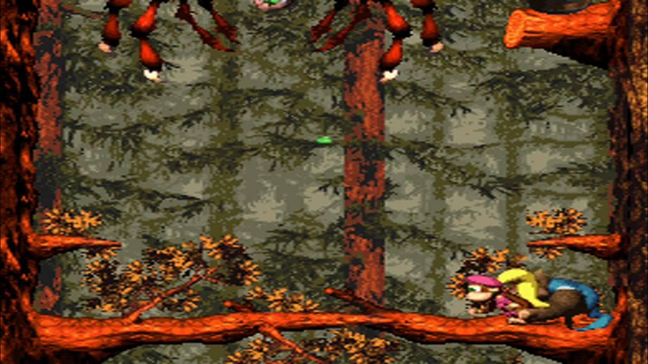 Donkey Kong Country 3 Boss 2 : Arich (no damage) HD - YouTube