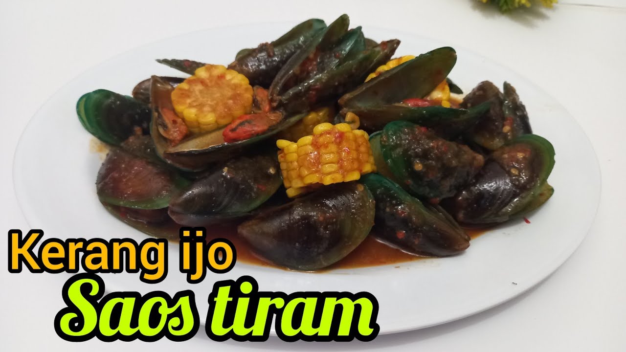 Masak KERANG IJO saos tiram || Tips membersihkan KERANG IJO - YouTube