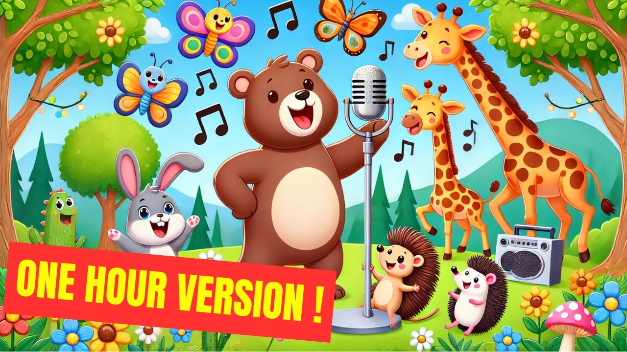 Happy Little Animals (ONE HOUR VERSION) - Fun Kids' Song for Singing ...