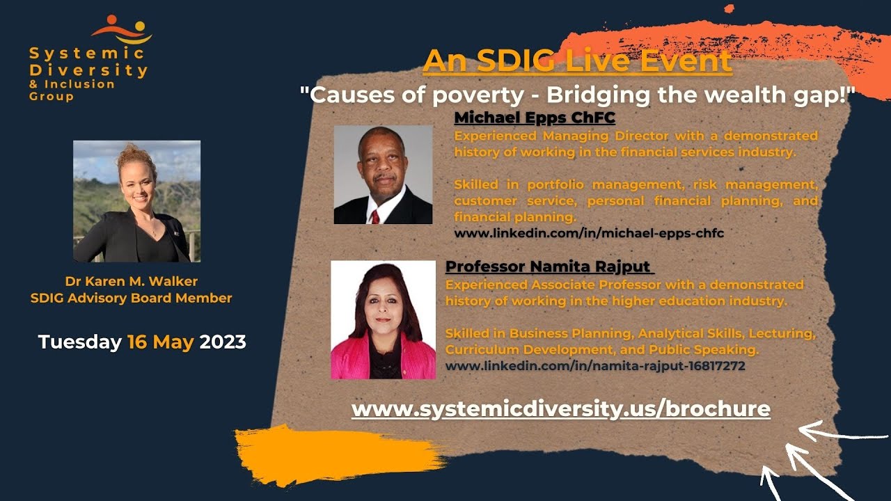 SDIG Live! Causes of Poverty - Bridging the Wealth Gap! - YouTube