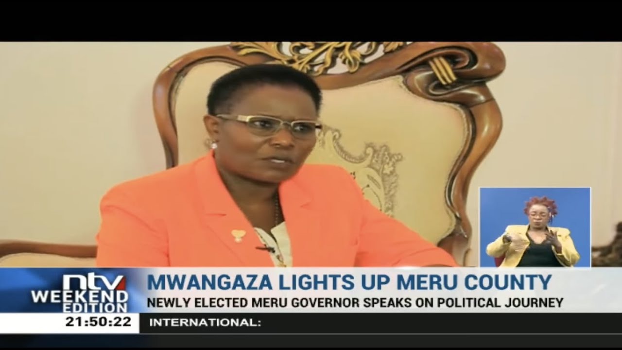Newly elected Meru governor, Kawira Mwangaza, speaks on political ...