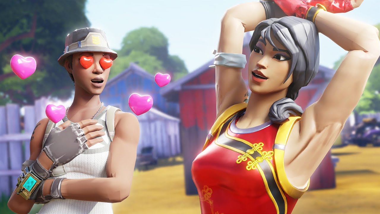 Falling In Love On Fortnite Youtube