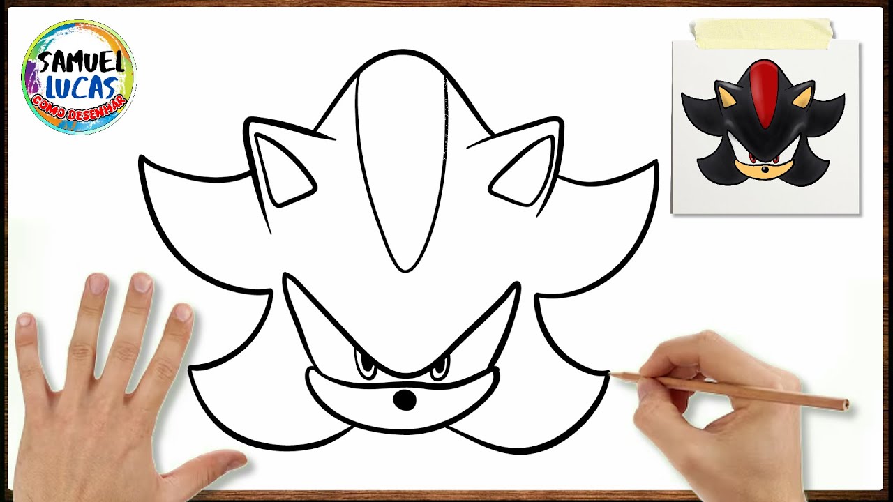 Como DESENHAR o SHADOW - Como DIBUJAR a SHADOW - Sonic Prime - YouTube