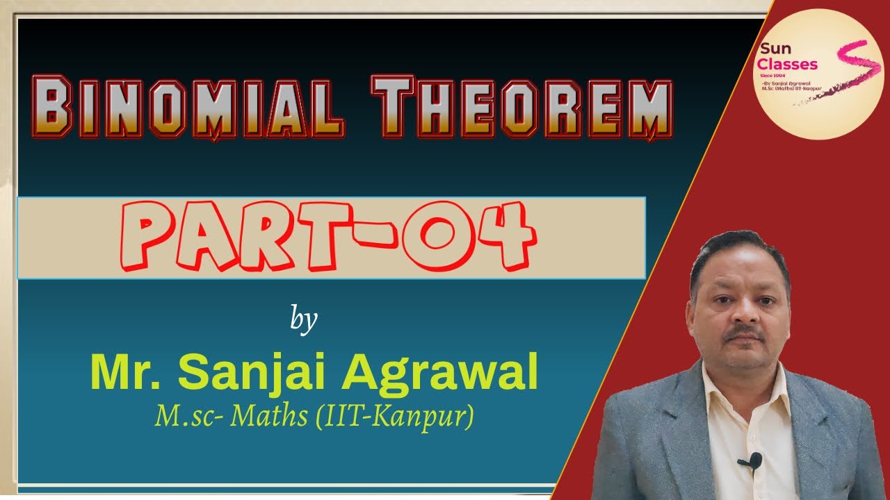 Binomial Theorem (Part-4) "How to find Numerically Greatest Term ...