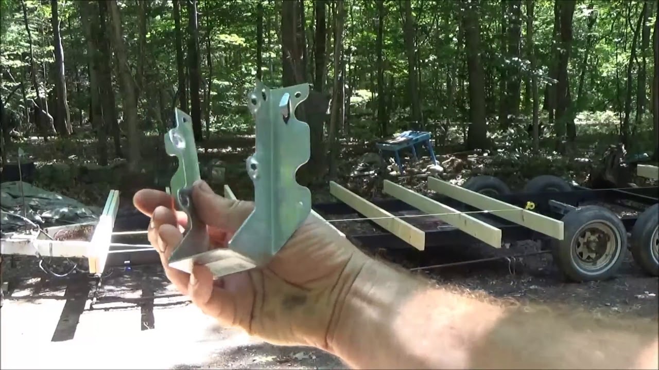 Started Building My Tiny House On A Camper Frame - YouTube