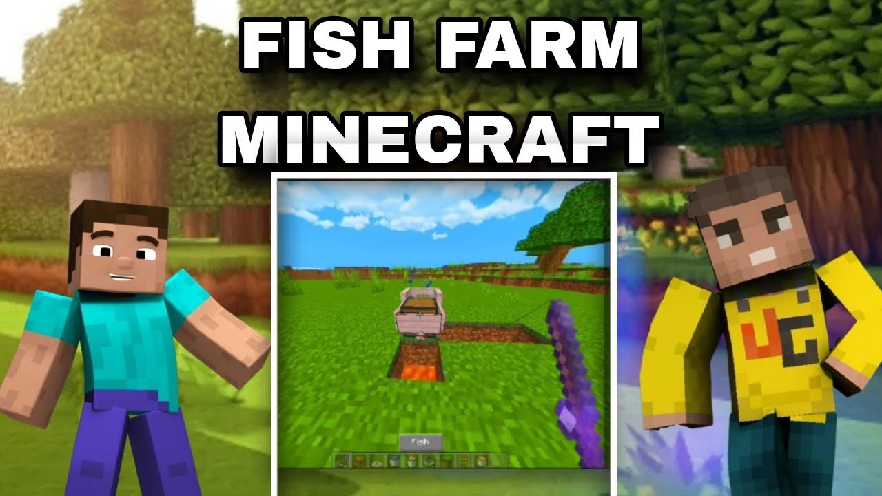 Auto Fish/Item Farm Minecraft tutorial | MCPE Bedrock edition Java ...