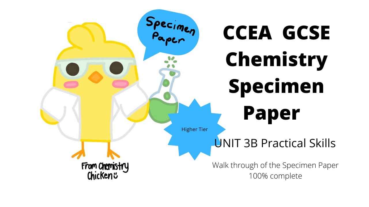 Ccea Gcse Chemistry 3b Practical Skills Specimen Paper 100 Complete Youtube