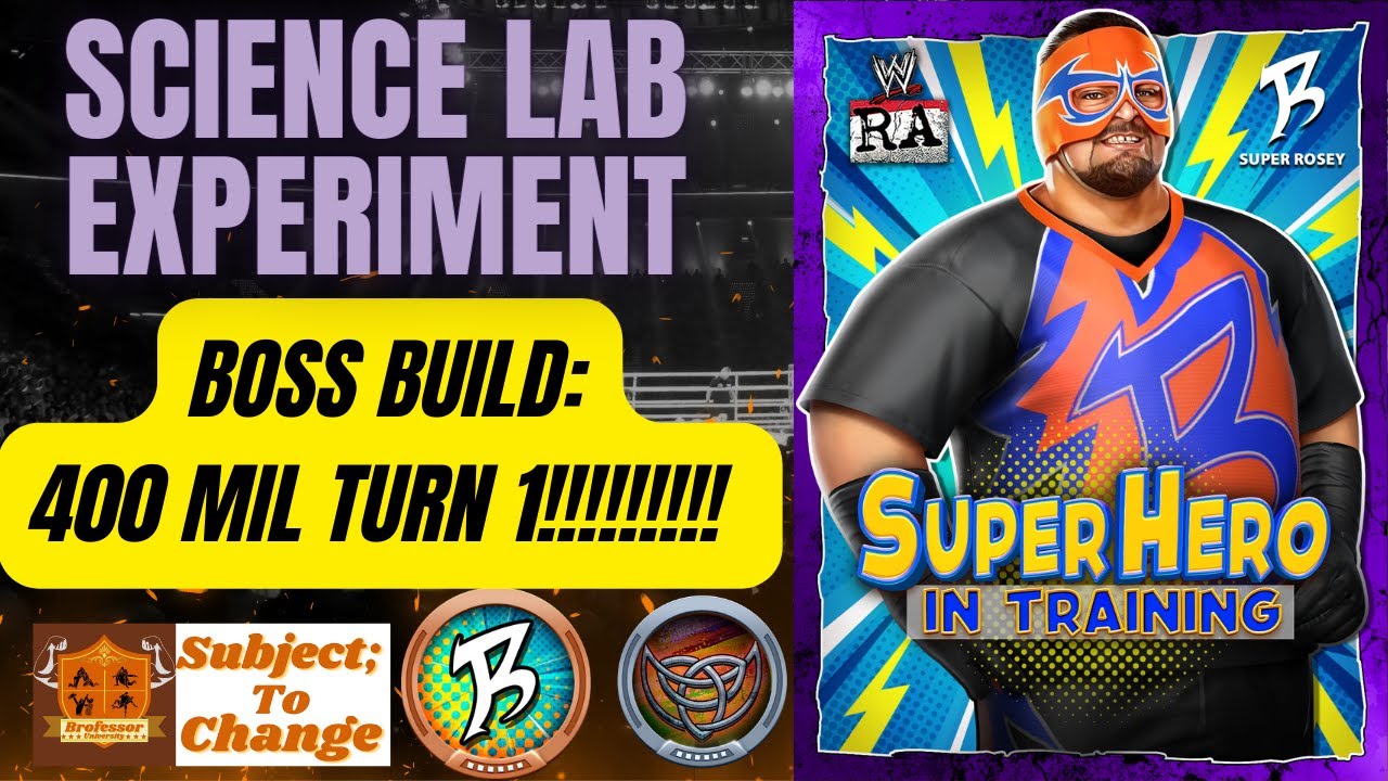 Science Lab! 👨‍🏫👨‍🔬 Boss Battle Experiment - 6SS Rosey with 2 Plates ...