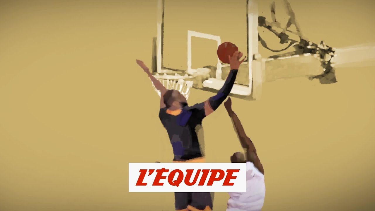 Le contre sur contre-attaque par LeBron James - Basket - NBA - YouTube