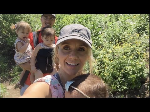 BEAUTIFUL HIKE WITH ALL 5 KIDS | TRIPLETS FIRST HIKE!! - YouTube
