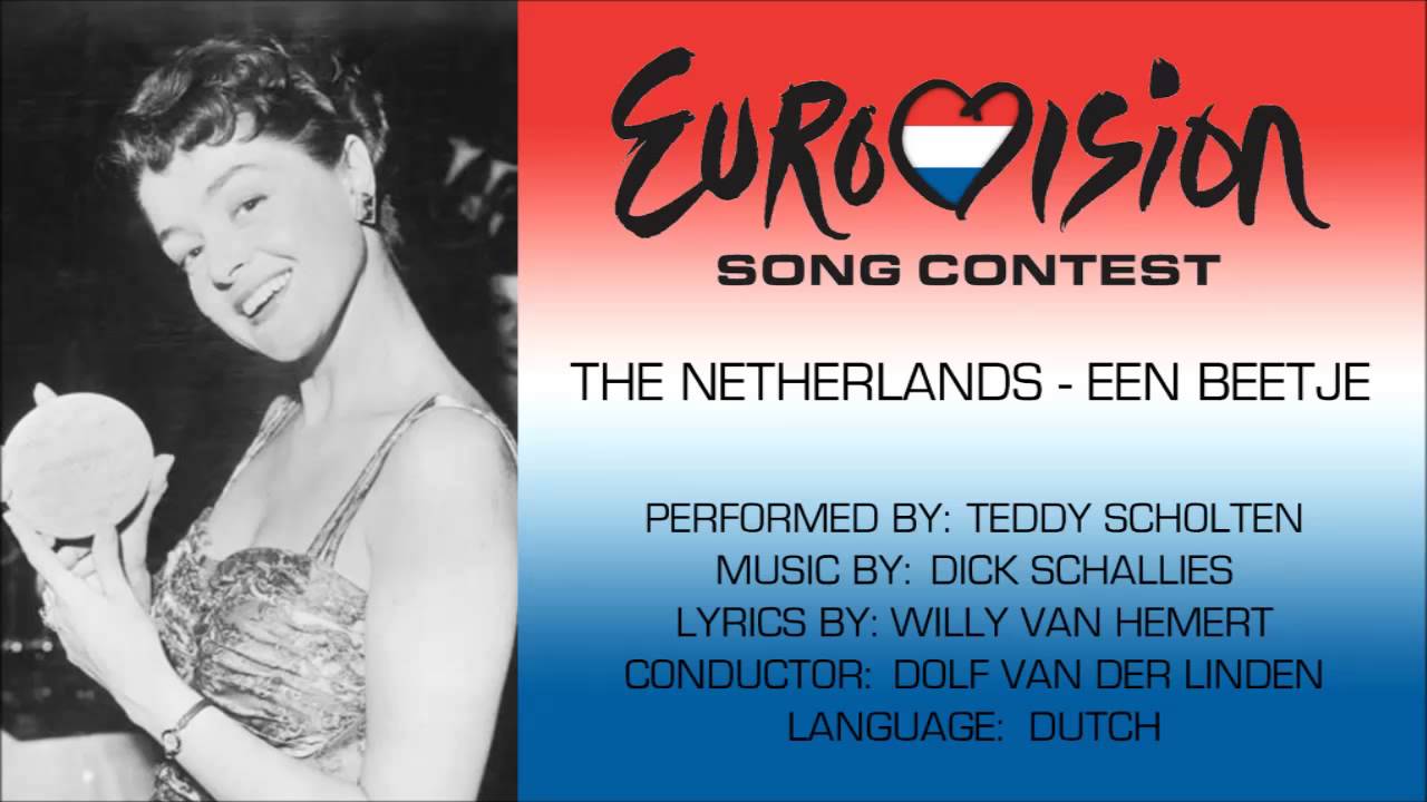 Teddy Scholten - Een beetje 1959 (The Netherlands) Eurovision Song ...