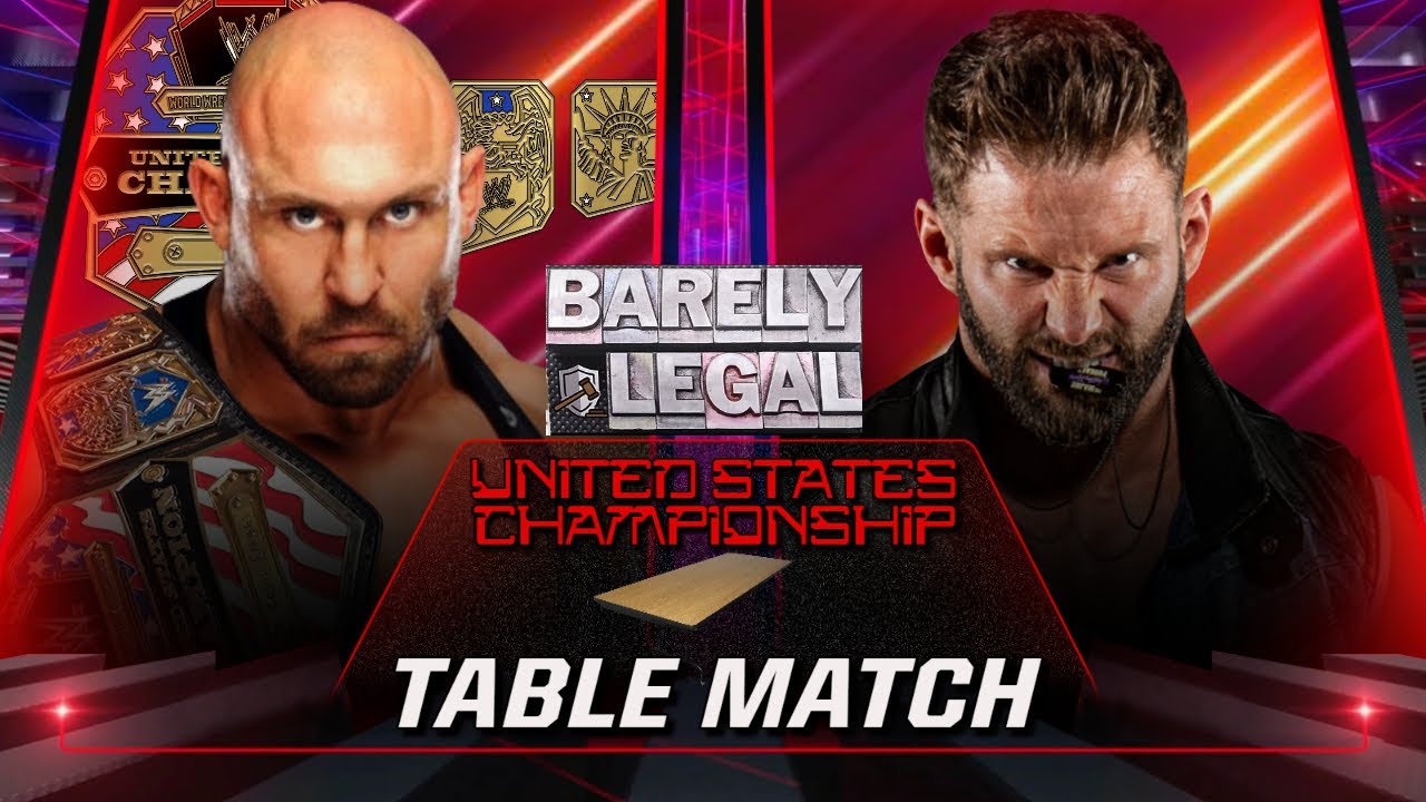 ECW United States Championship Table Match | ECW Barely Legal 2022 Part ...