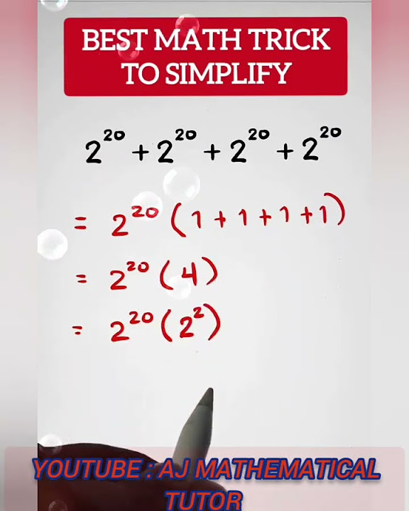 Best math tricks of simplify #maths #mathematics #simplify #mathstricks #shortvideo #math - YouTube