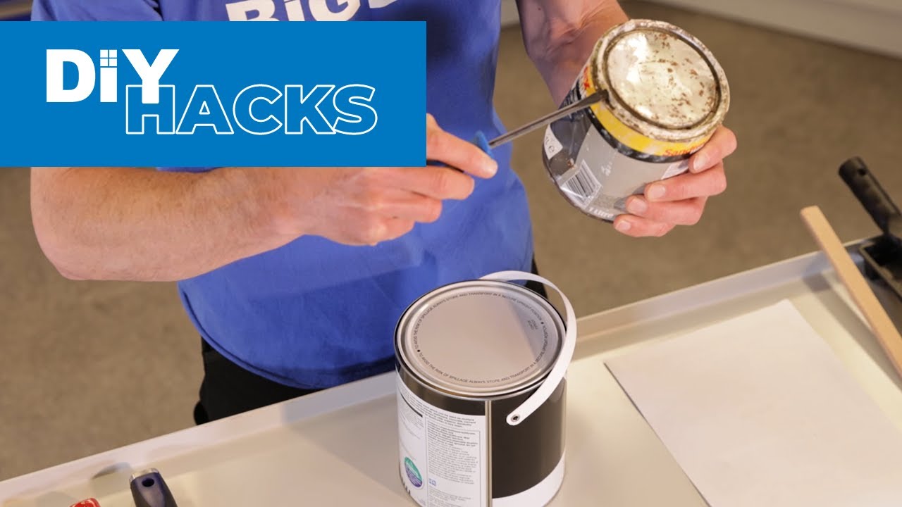 How to open a paint can and load a paintbrush - BiGDUG's DiY Hacks ...