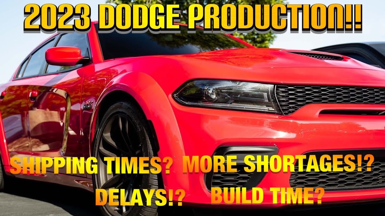 THE 2023 DODGE CHARGER AND CHALLENGER PRODUCTION HAS STARTED! WHEN WILL ...