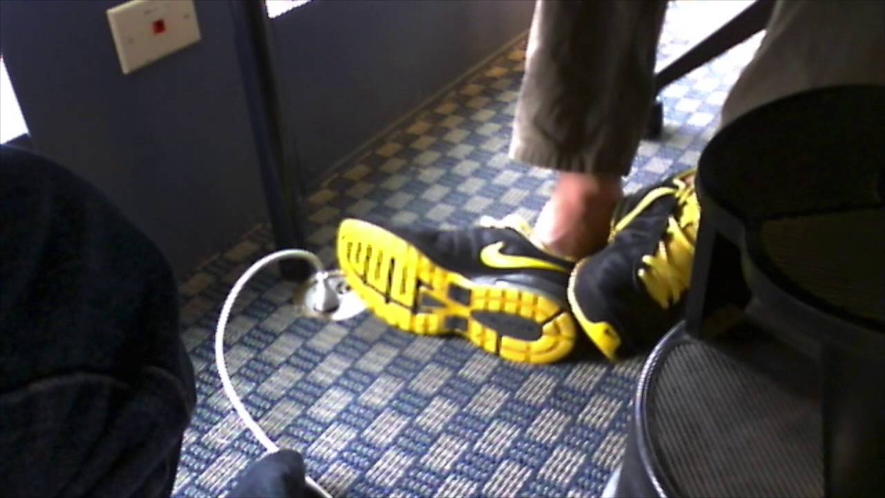 Unplugged Footsie at the Library - YouTube