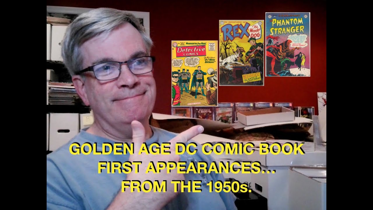 Golden Age DC Comic Book First Appearances....From the 1950s - YouTube