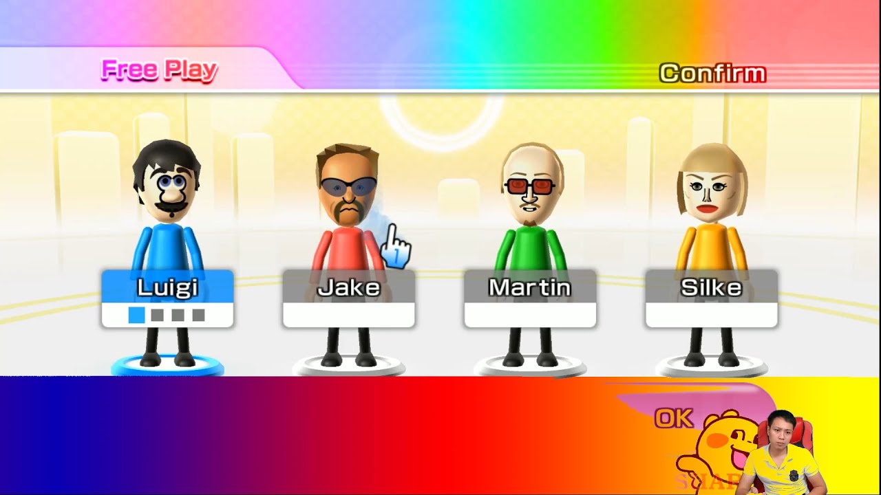 Wii Party 9 - Minigames Free Play. Luigi Vs Jake Vs Martin Vs Silke ...