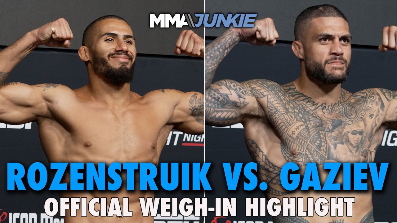 UFC Fight Night 238 Weigh-In Highlights: Two Need Help of Box - YouTube