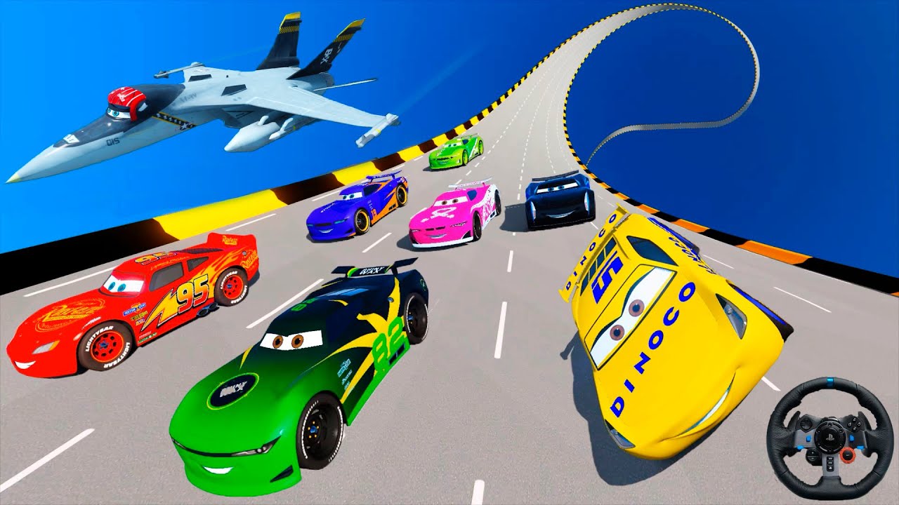 Challenge Disney Cars 3 Next Gen McQueen and Friends Jackson Storm Cruz ...