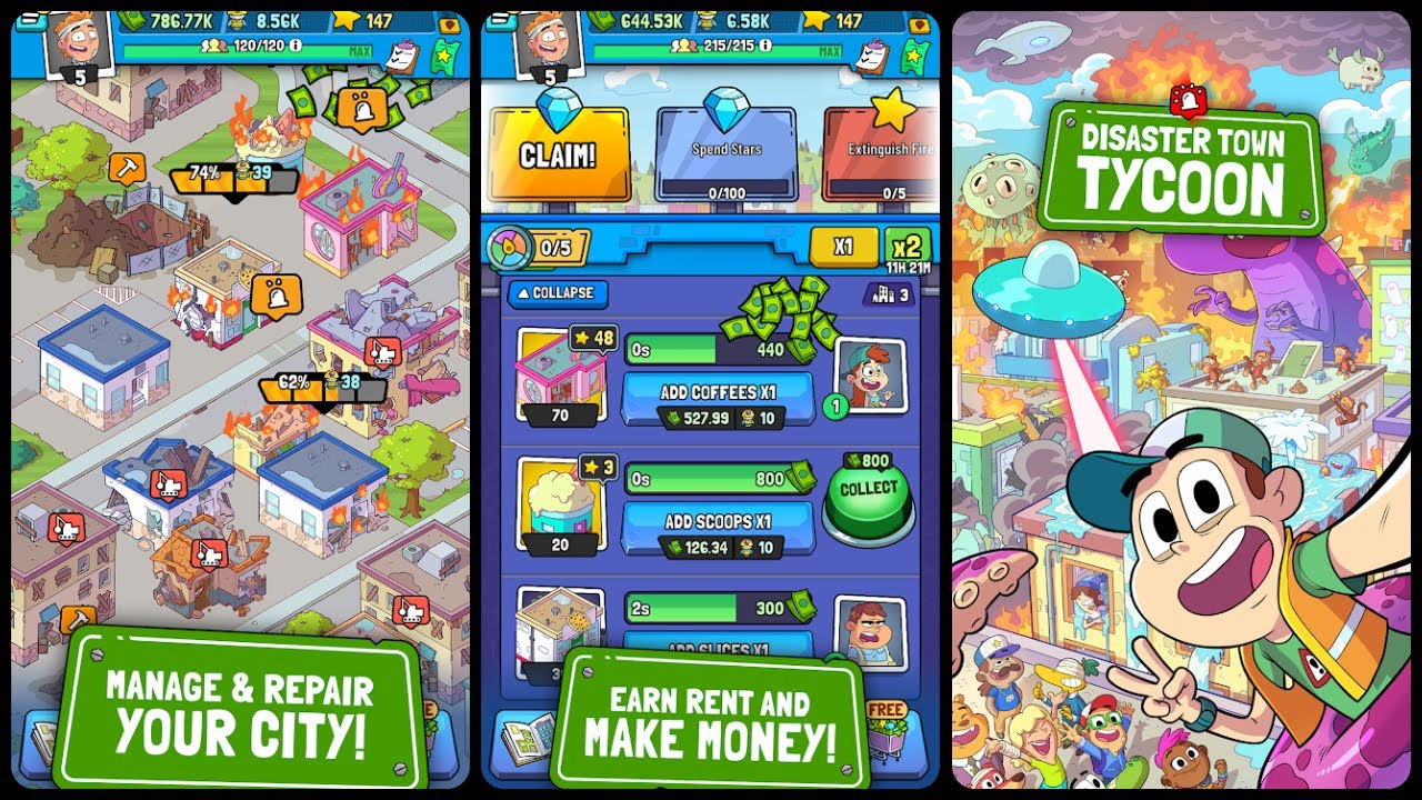Disaster Town Tycoon Game Gameplay Android Mobile - YouTube