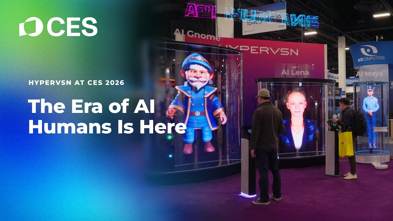 The Era of AI Humans Is Here | HYPERVSN at CES 2026 - YouTube
