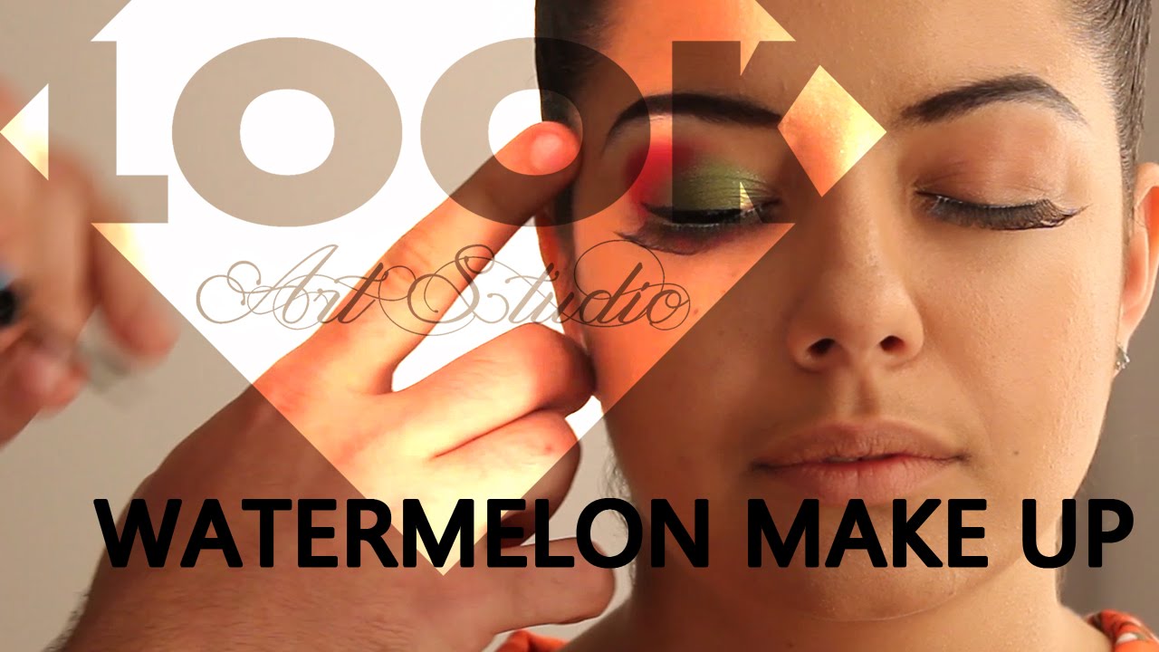 Make Up Watermelon Inspiration - YouTube