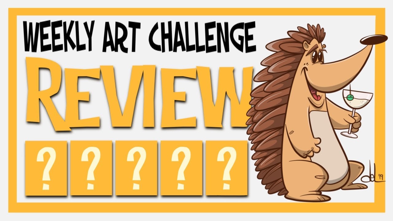 Weekly Art Challenge Review: Episode 39 - "Hedgehog" - YouTube