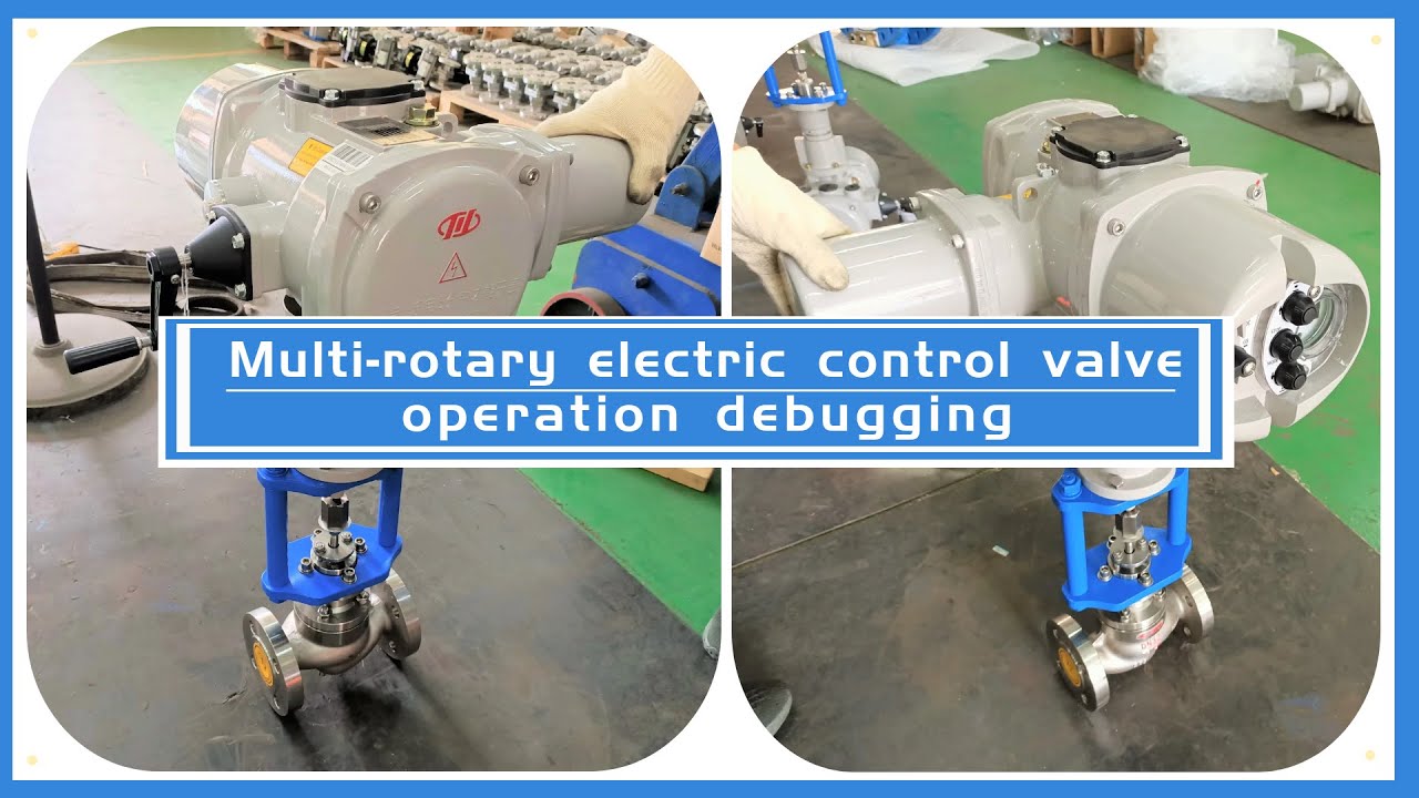 Multi Turn Electric Control Valve Operation Debugging Povvalve