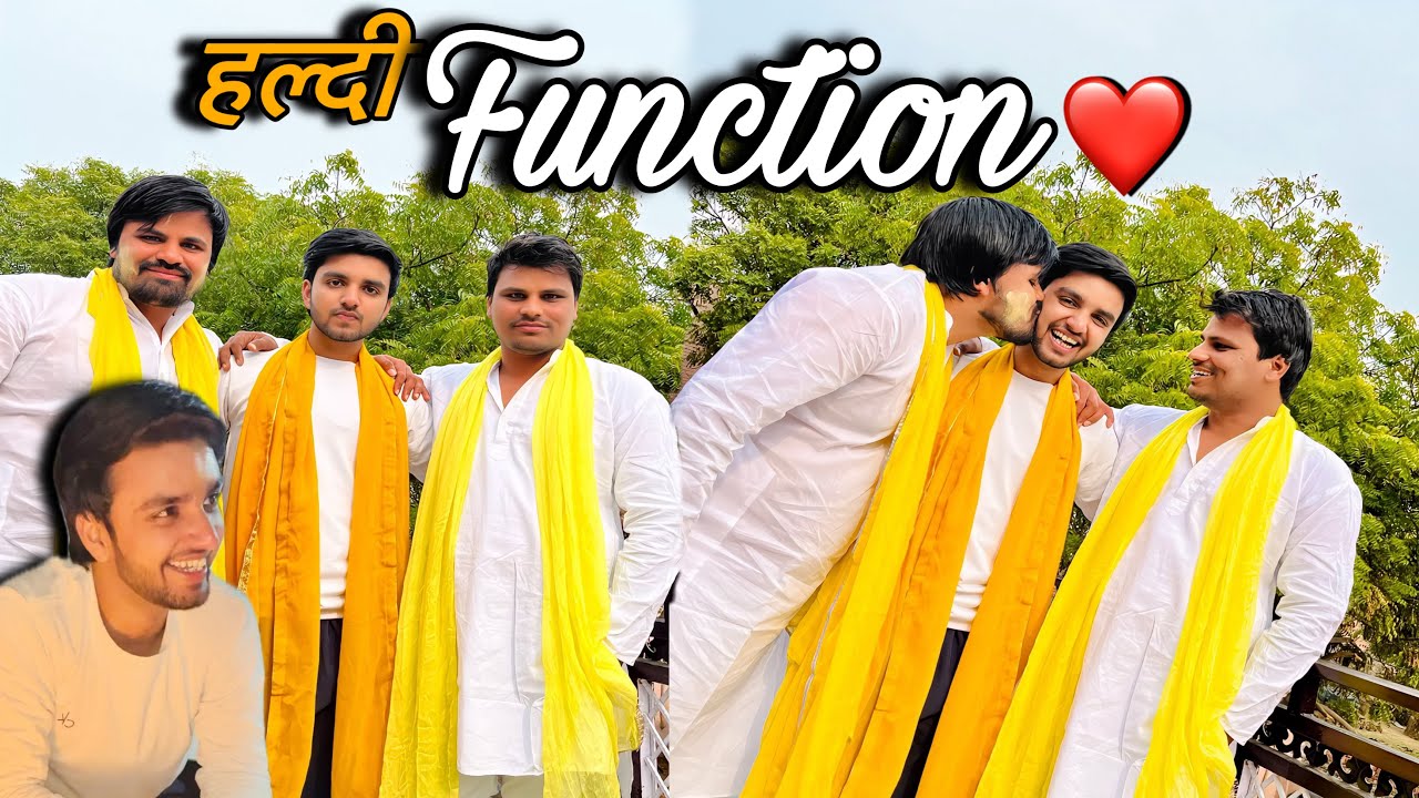 Haldi function 💛 || Gagan Baisoya vlogs - YouTube