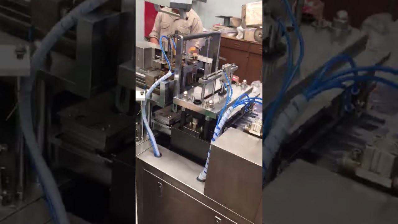 300 rotary type blister packing machine for packing birthday candles ...