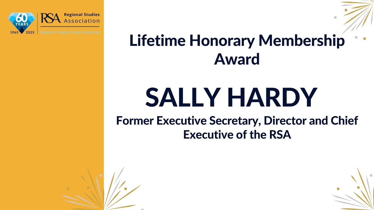 2025 Honorary Lifetime Membership Award - Sally Hardy - YouTube