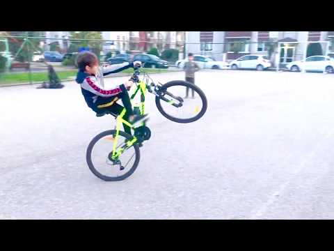 Bisikletle yanlama ve tek teker. HÜSO Bisiklet Böyle Sürülür