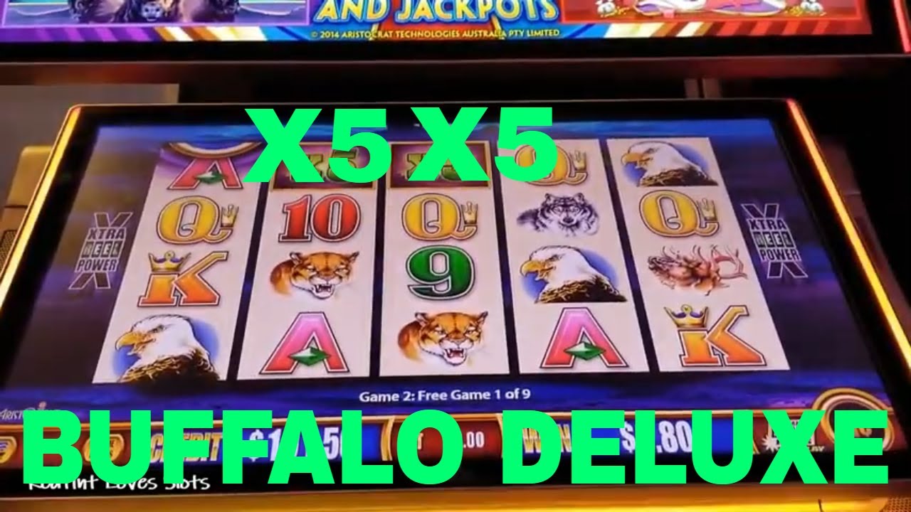 5 X 5 BUFFALO DELUXE prior to closures - Redtint Loves Slots - YouTube