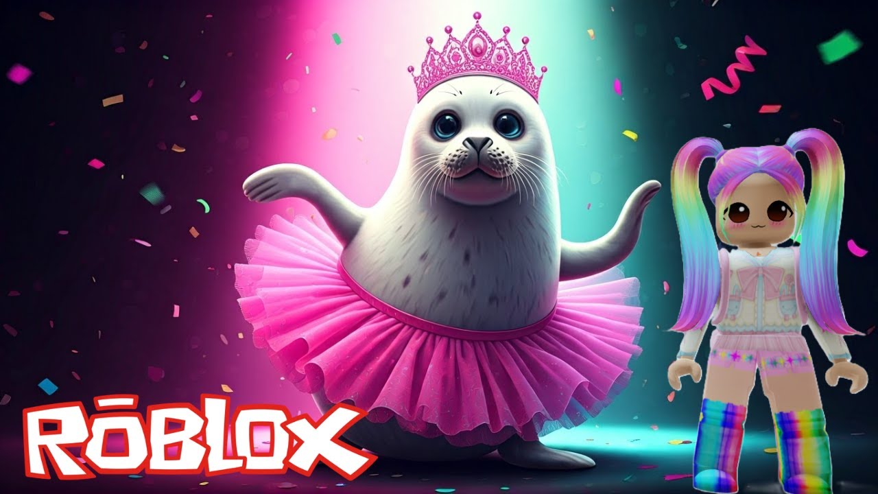 Virei uma FOCA MUITO FOFA no Roblox! - YouTube