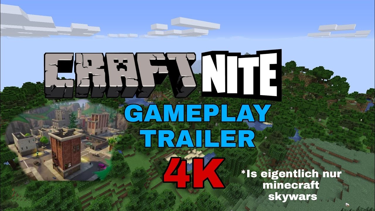Craftnite gameplay trailer - YouTube