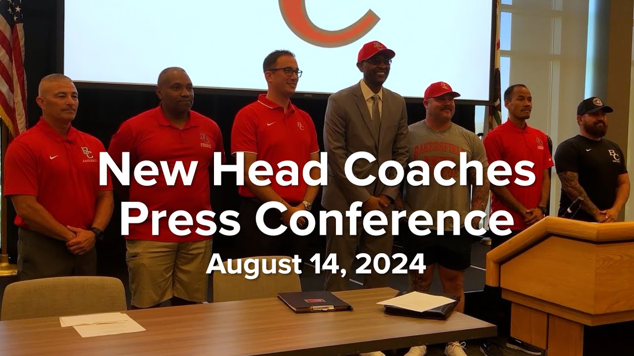 New Head Coaches Press Conference | August 14, 2024 - YouTube